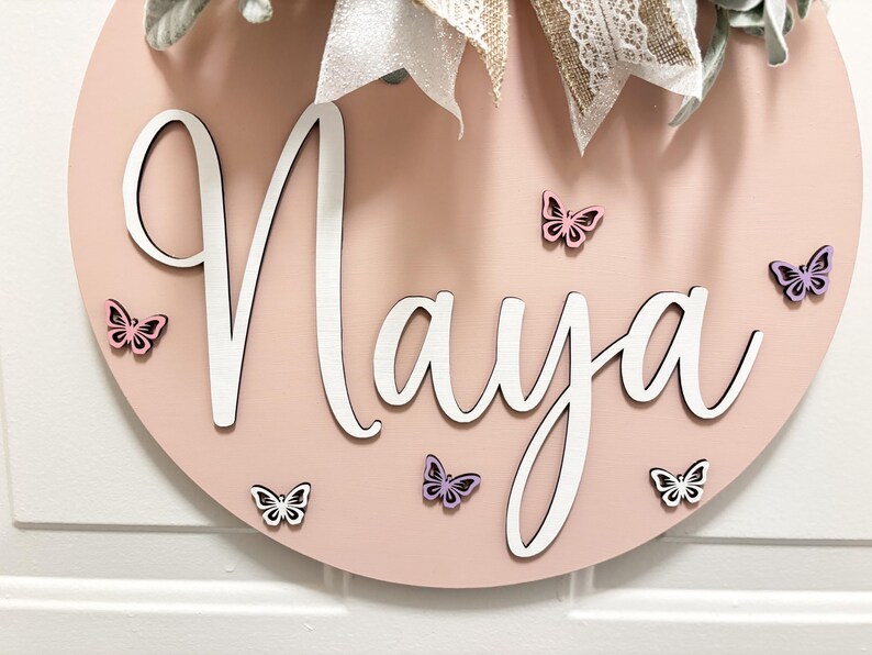 Customizable Girls Name Sign - Etsy