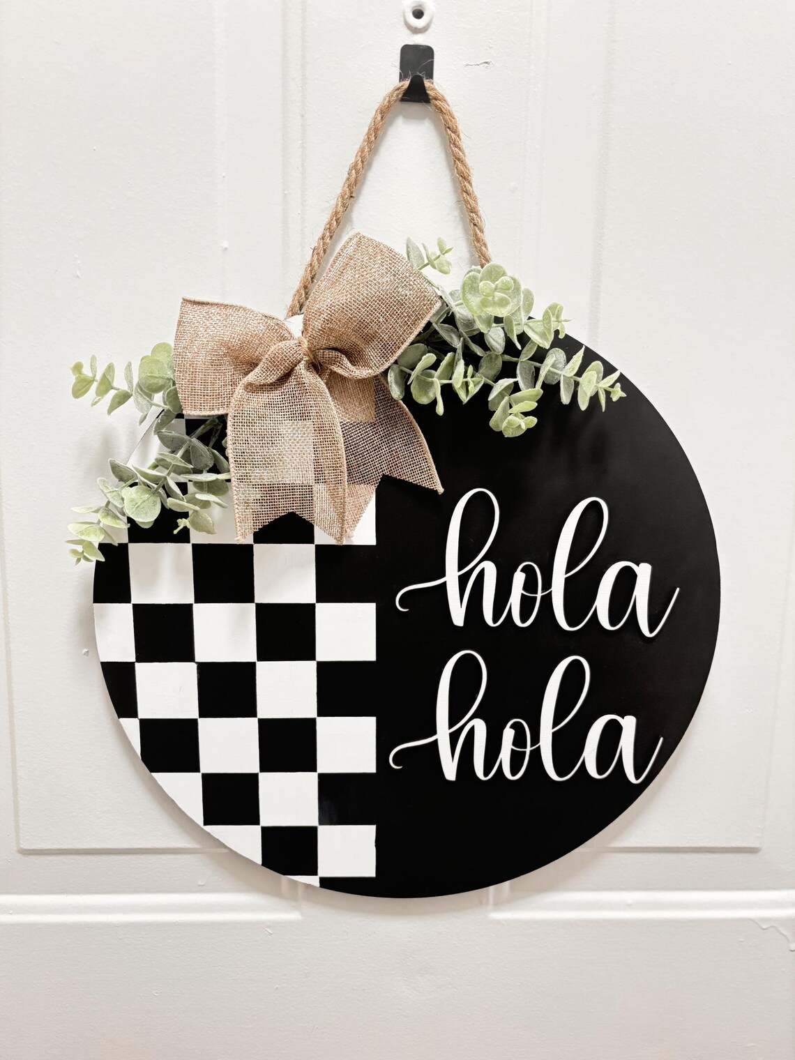 Hi. Hey. Hello Door Sign - Etsy