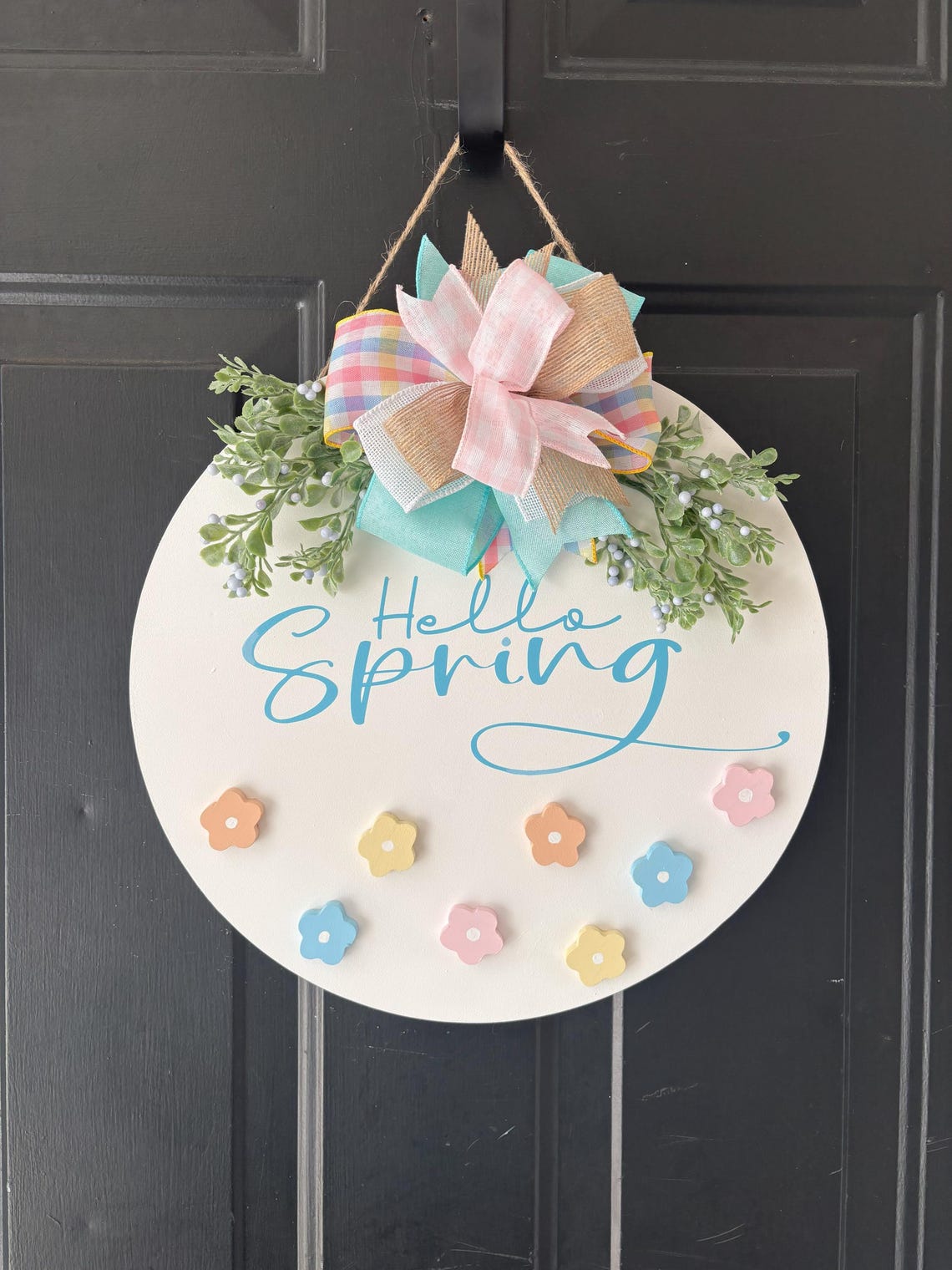 Hello Spring Door Sign - Etsy