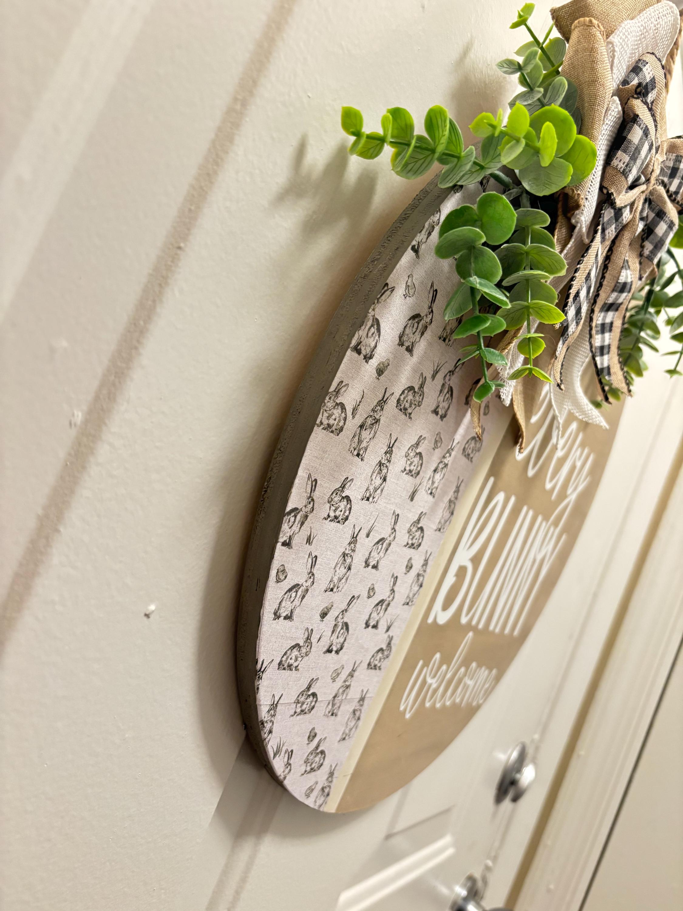 Every Bunny Welcome Door Sign - Etsy