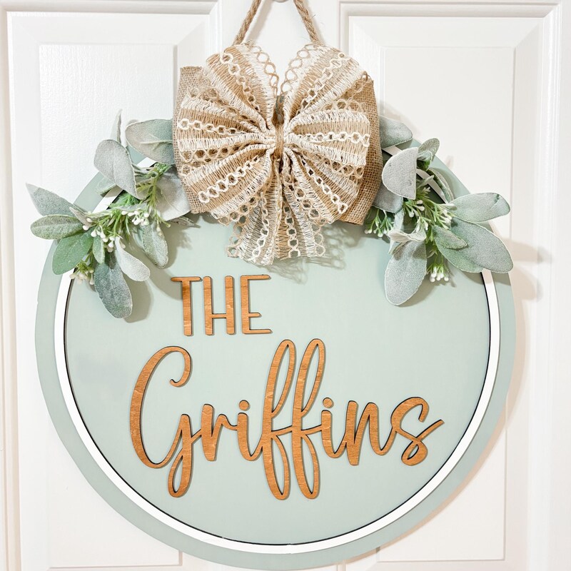 Name Wreath - Etsy