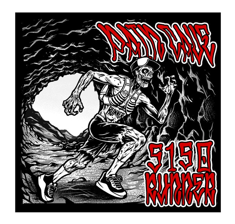 5150 Runner “PAIN CAVE” Sticker - Etsy