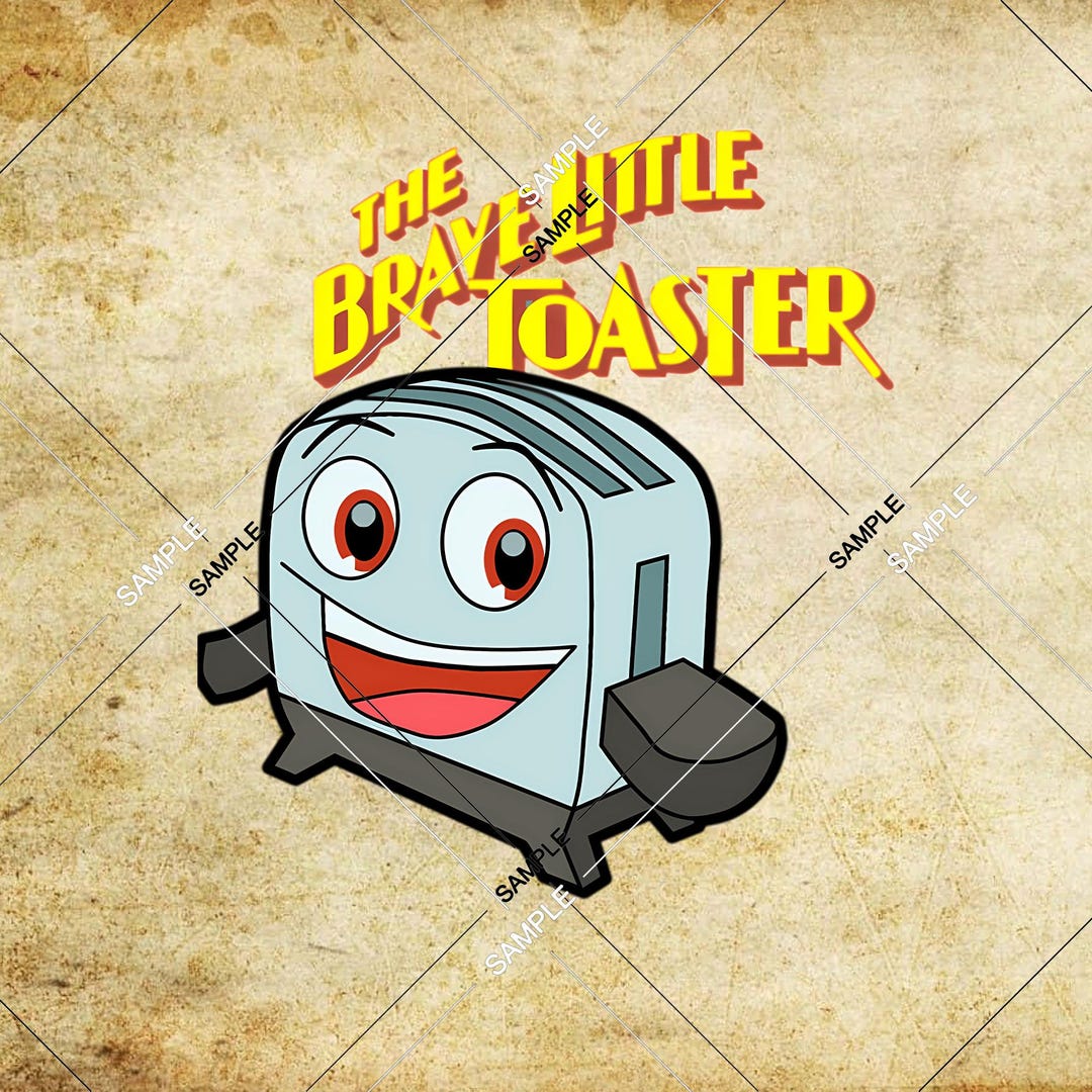 Cute Brave Little Toaster PNG Digital File - Etsy