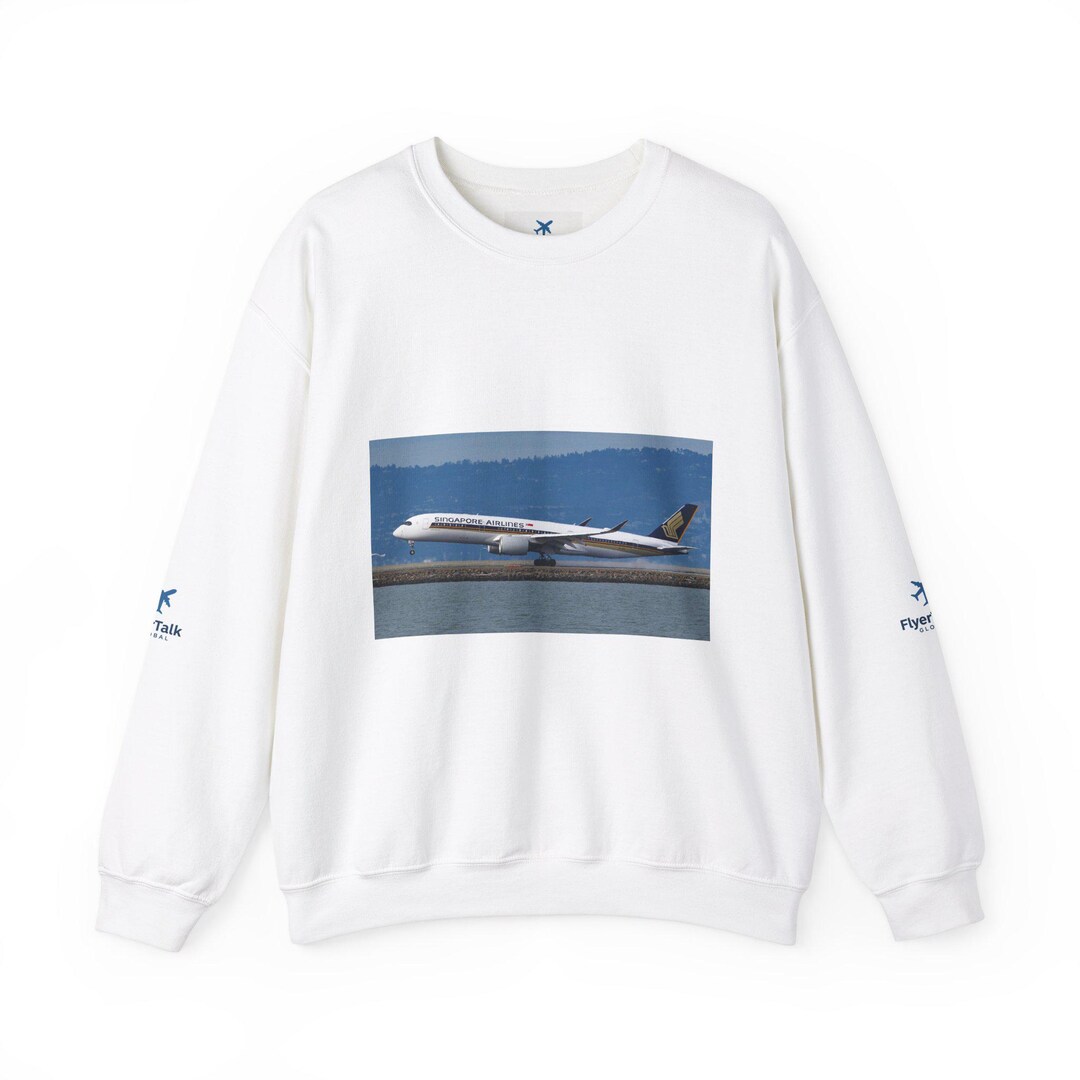Airbus A350 Ultra Long Haul Aviation Sweatshirt, Singapore Airlines ...