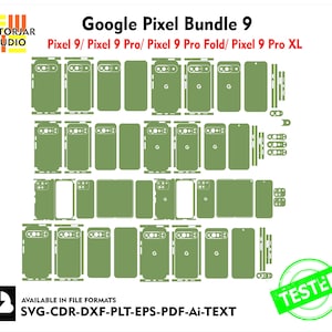 Google Pixel 9 Bundle Skin Vector Template File Skin Die Cut Layout - Etsy