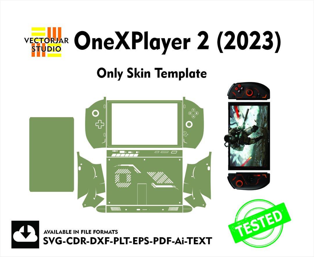 Onexplayer 2 (2023) Skin Vector Template File Skin Die Cut Layout - Etsy