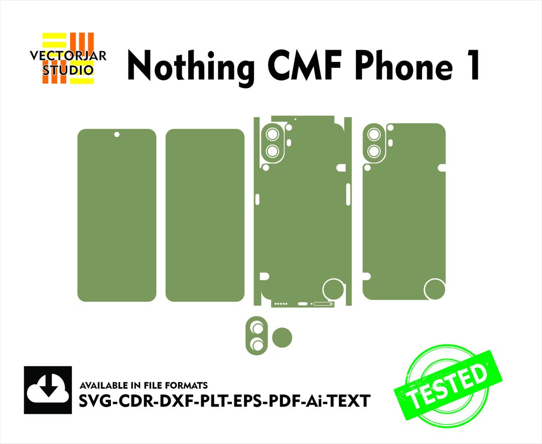 Nothing CMF Phone 1 Skin Vector Template File Skin Die Cut Layout - Etsy
