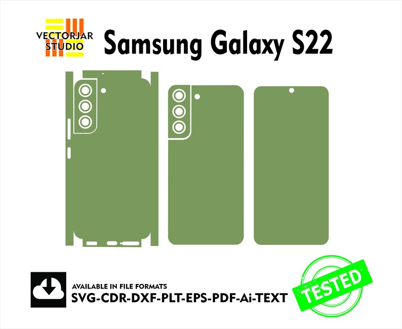 Samsung Galaxy S22 Skin Vector Template File Skin Die Cut Layout - Etsy