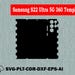 Samsung Galaxy S22 Ultra Skin Vector Template File Skin Die Cut Layout ...