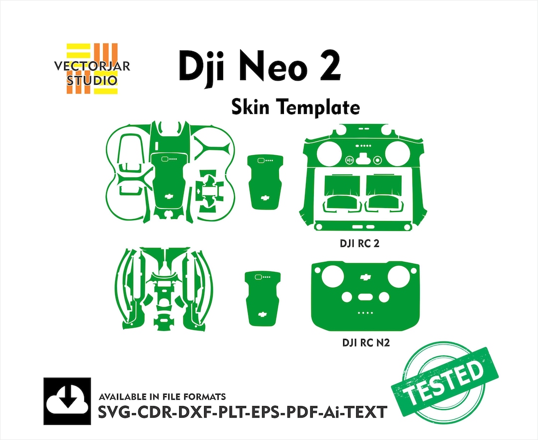 Dji Neo 2 (2025) Skin Vector Template File Skin Die Cut Layout - Etsy