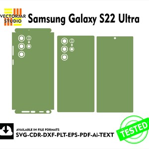 Samsung Galaxy S22 Ultra Skin Vector Template File Skin Die Cut Layout ...