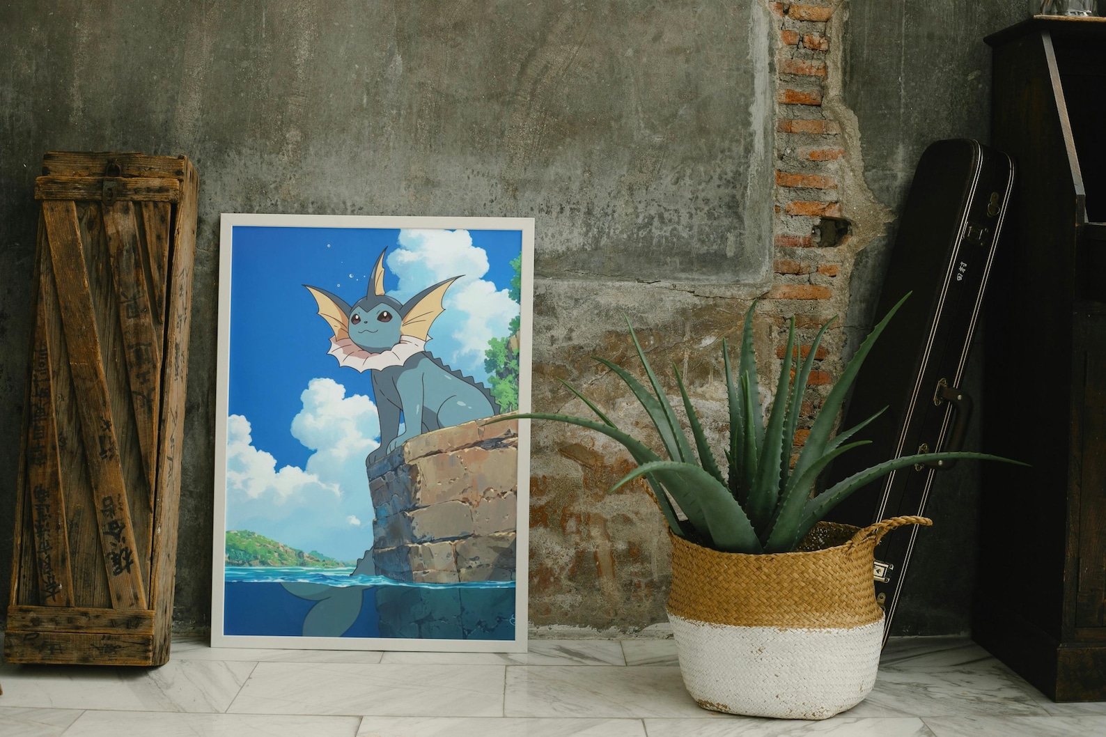 Studio Ghibli-inspired Digital Art Print | Mystical Water Fox | Anime ...
