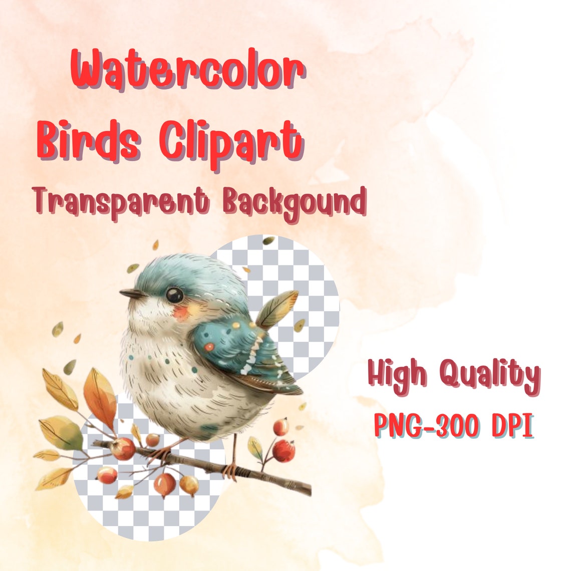 20 PNG Watercolor Birds Border Clipart,watercolor Birds, Watercolor PNG ...