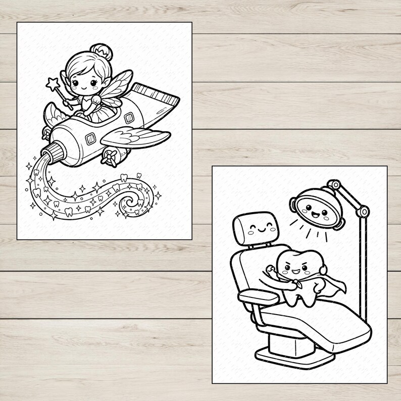 Dental Health Month Coloring Pages | Fun Tooth Adventure Activities for ...