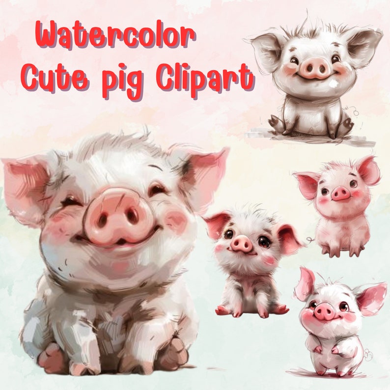 Cute Pig Clipart,cute Pig PNG 20high-quality Images for Cute Pig Art ...