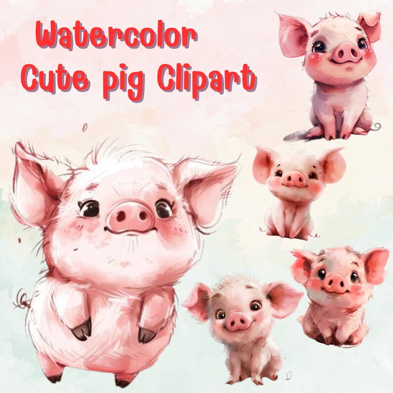 Cute Pig Clipart,cute Pig PNG 20high-quality Images for Cute Pig Art ...