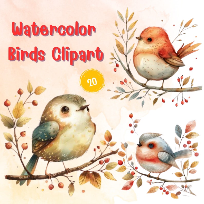 20 PNG Watercolor Birds Border Clipart,watercolor Birds, Watercolor PNG ...
