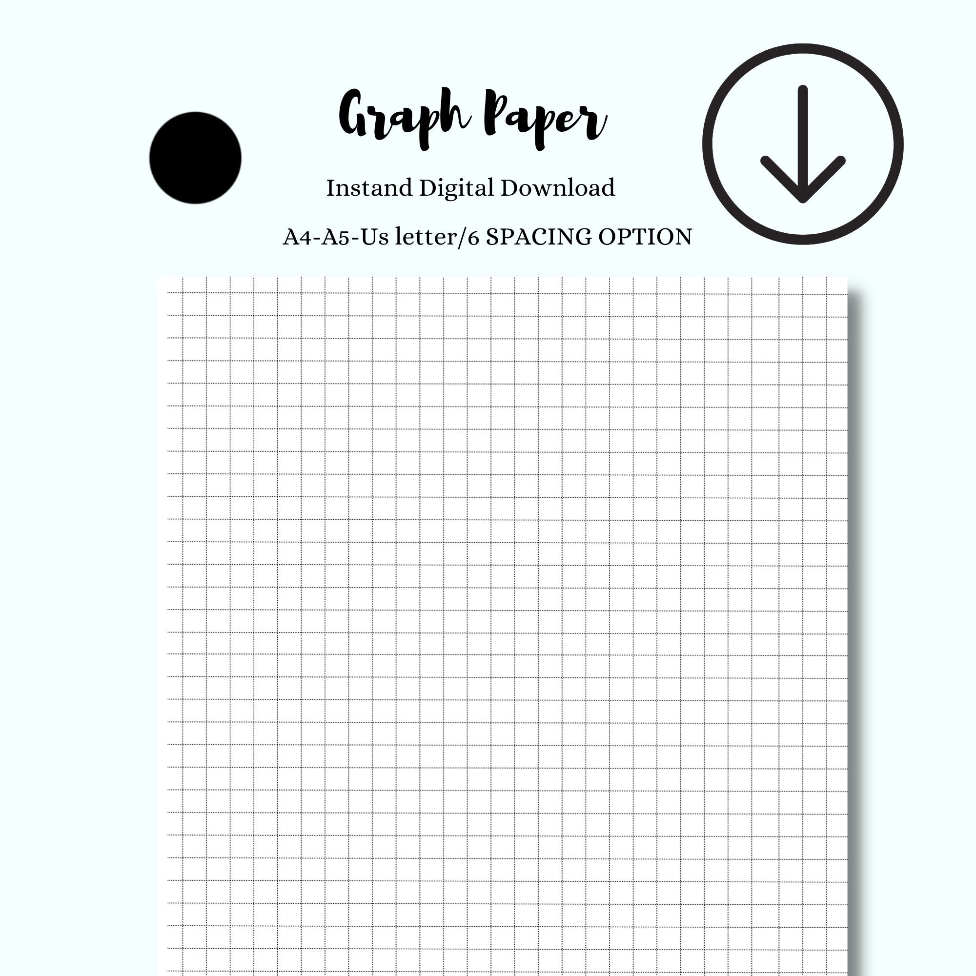 Notes Page Printable Grid Notes Note Taking Writing Paper - Etsy