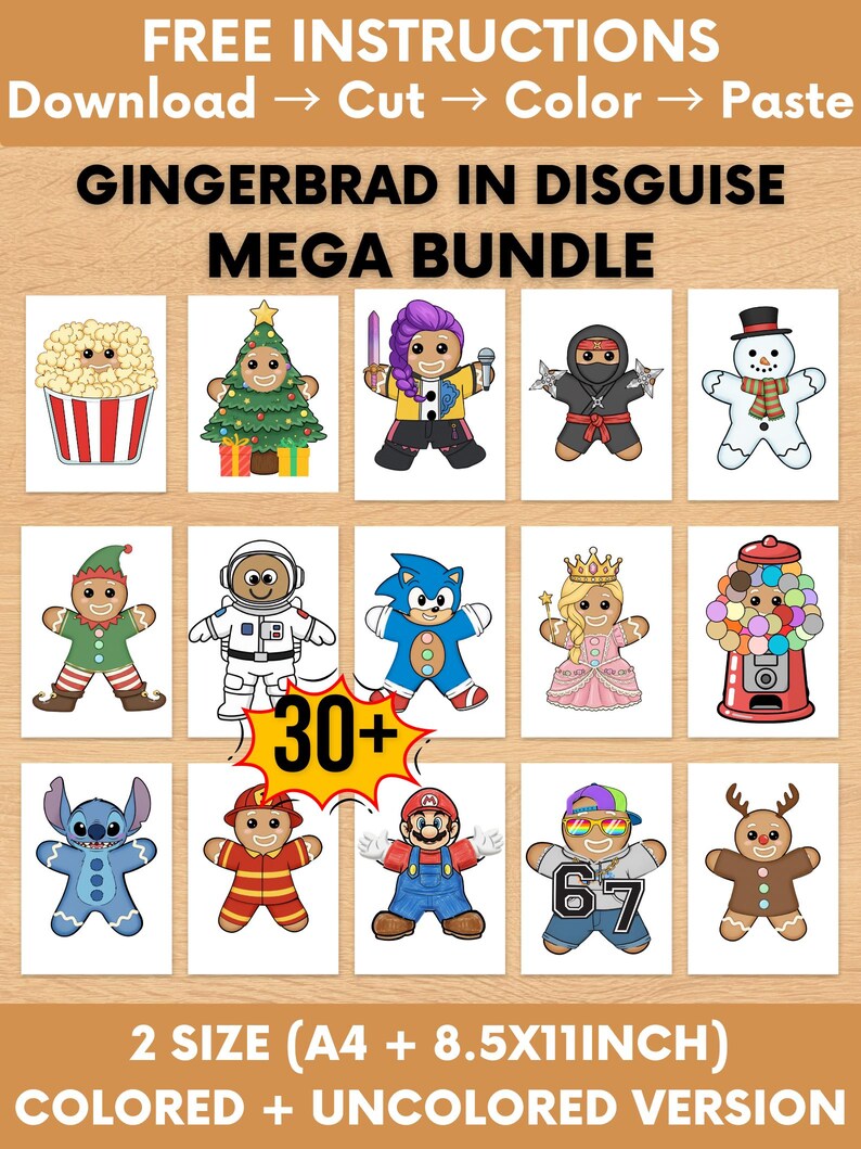 Disguise a Gingerbread Man, Christmas Disguise, Gingerbread Man in ...