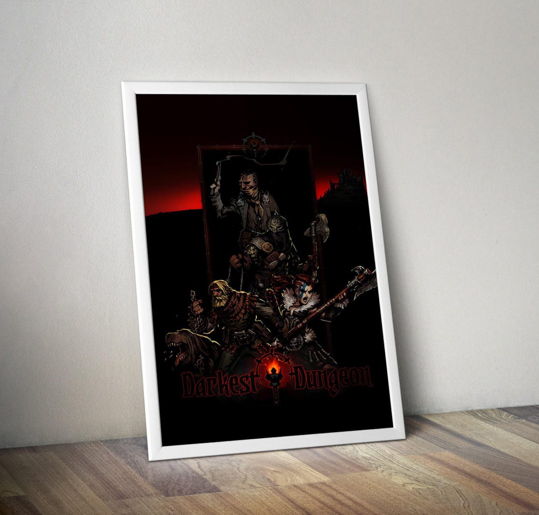 Darkest Dungeon Poster | Darkest Dungeon Prints | Roguelike Game Poster ...