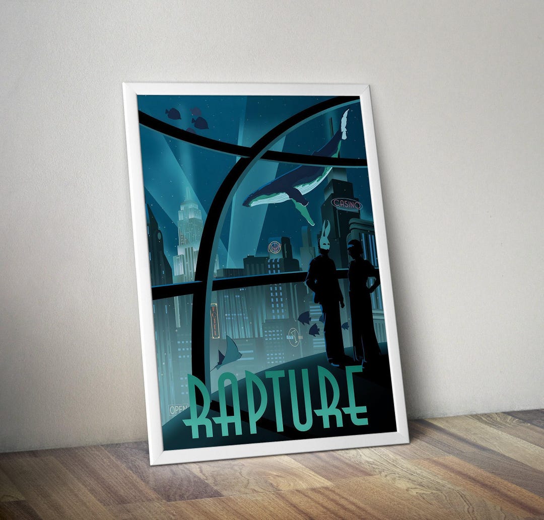 Bioshock Poster | Welcome to Rapture | Bioshock Prints | Video Game ...