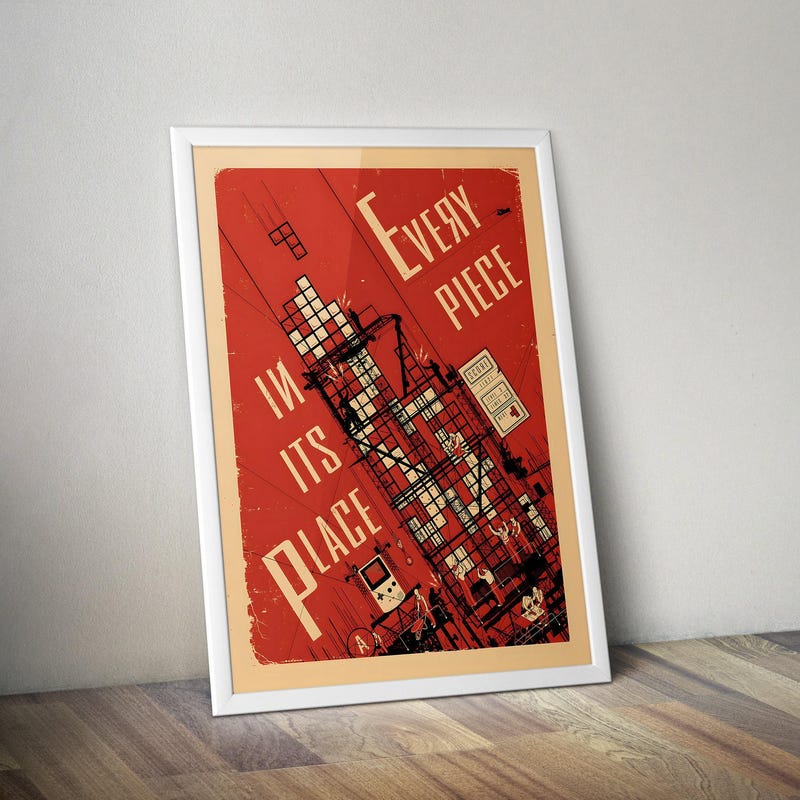Tetris Art - Etsy