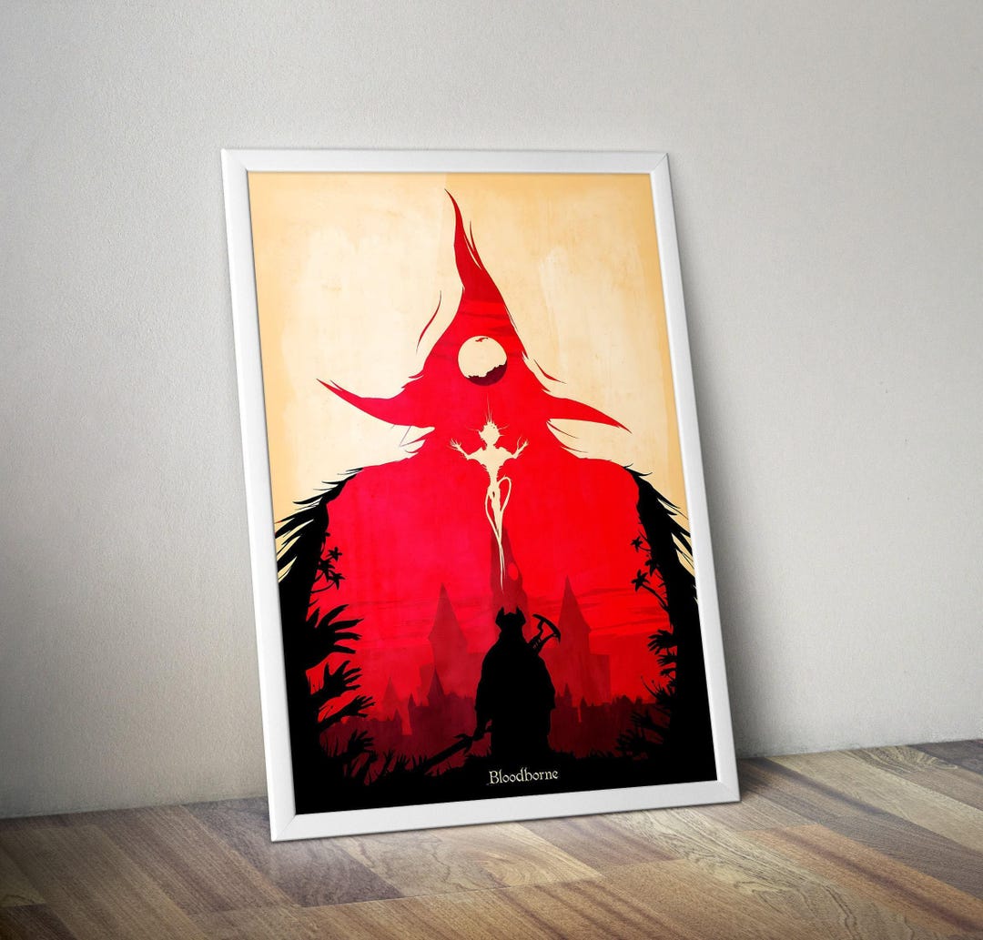 Bloodborne Poster | the Hunter Poster | Bloodborne Prints | Gaming ...