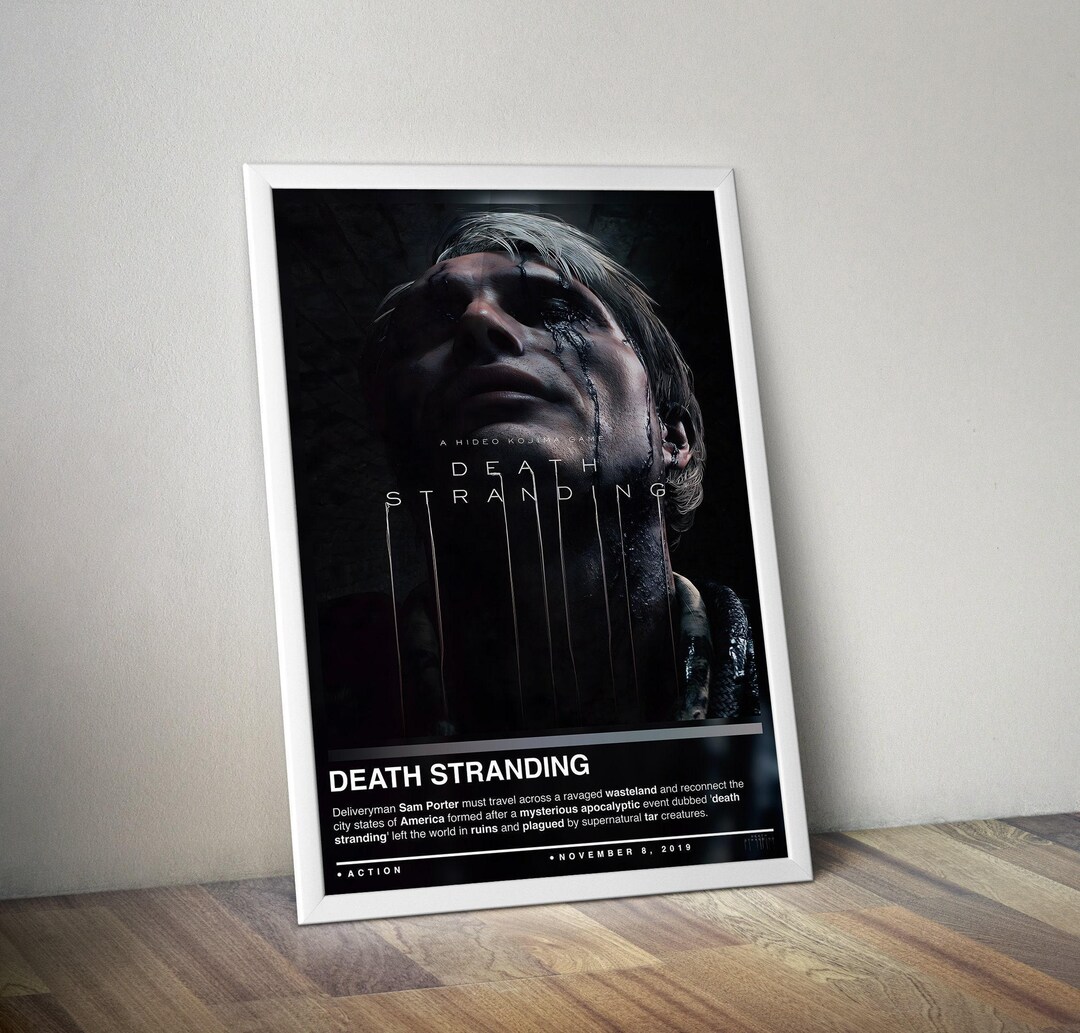 Death Stranding Poster Print Gaming Cover Gaming Poster 4 Colors Gaming ...