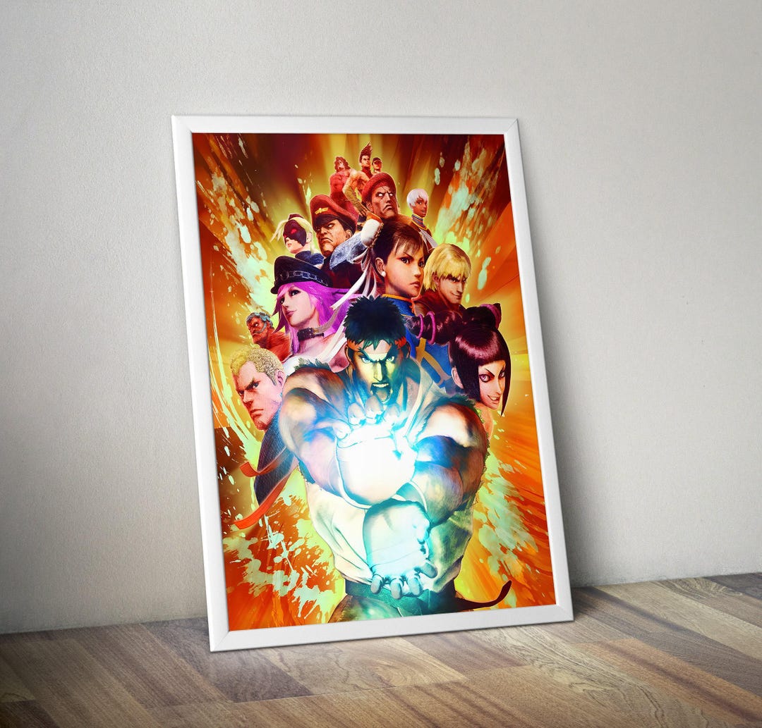 Street Fighter Poster | Gaming Poster | Street Fighter Prints | Video ...
