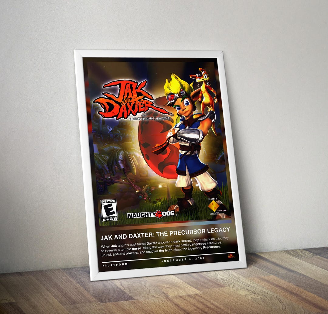 Jak and Daxter the Precursor Legacy Poster Print | Gaming Cover ...