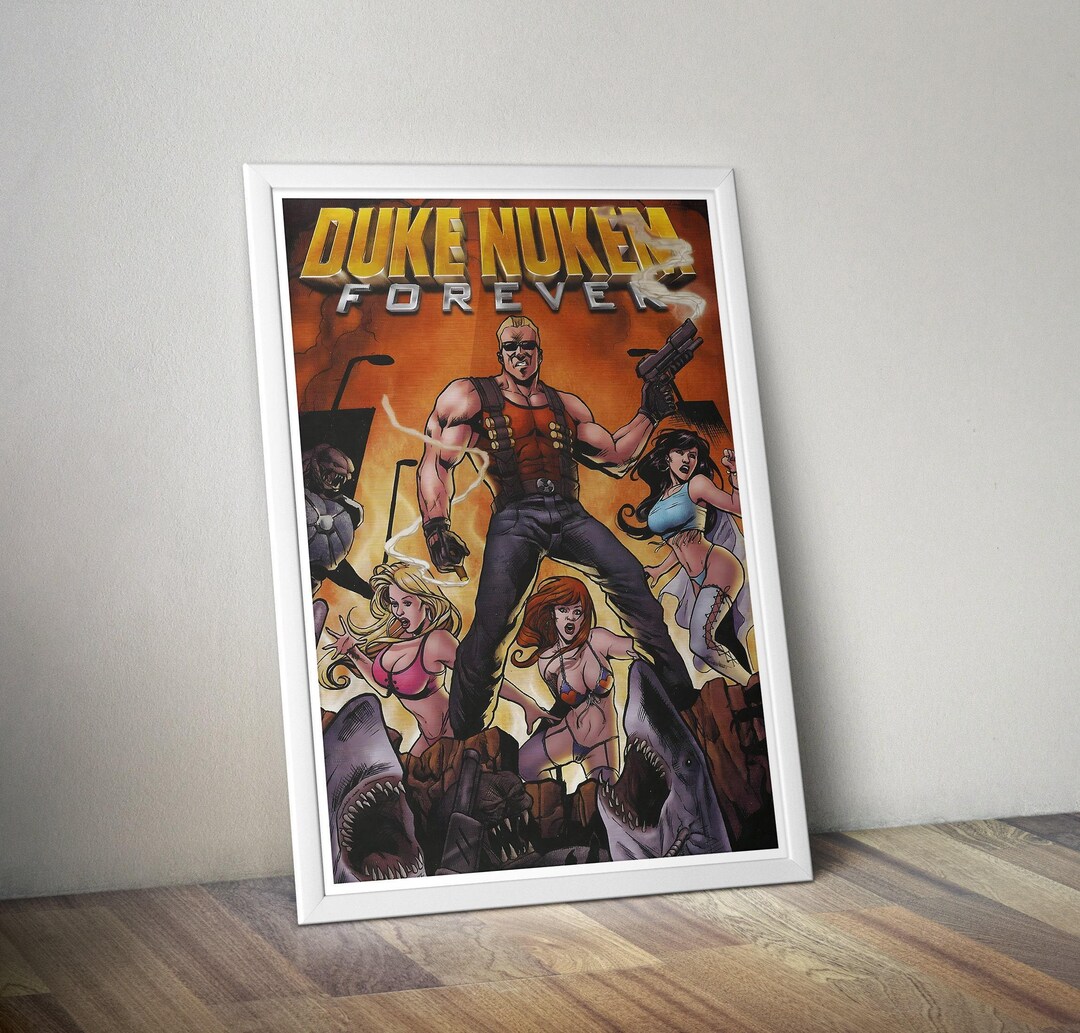 Duke Nukem Forever Poster | Gaming Poster | Duke Nukem Prints | Video ...