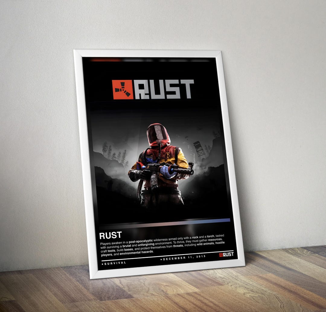Impresión de póster de Rust / Portada de Rust / Póster de juegos / 4 ...