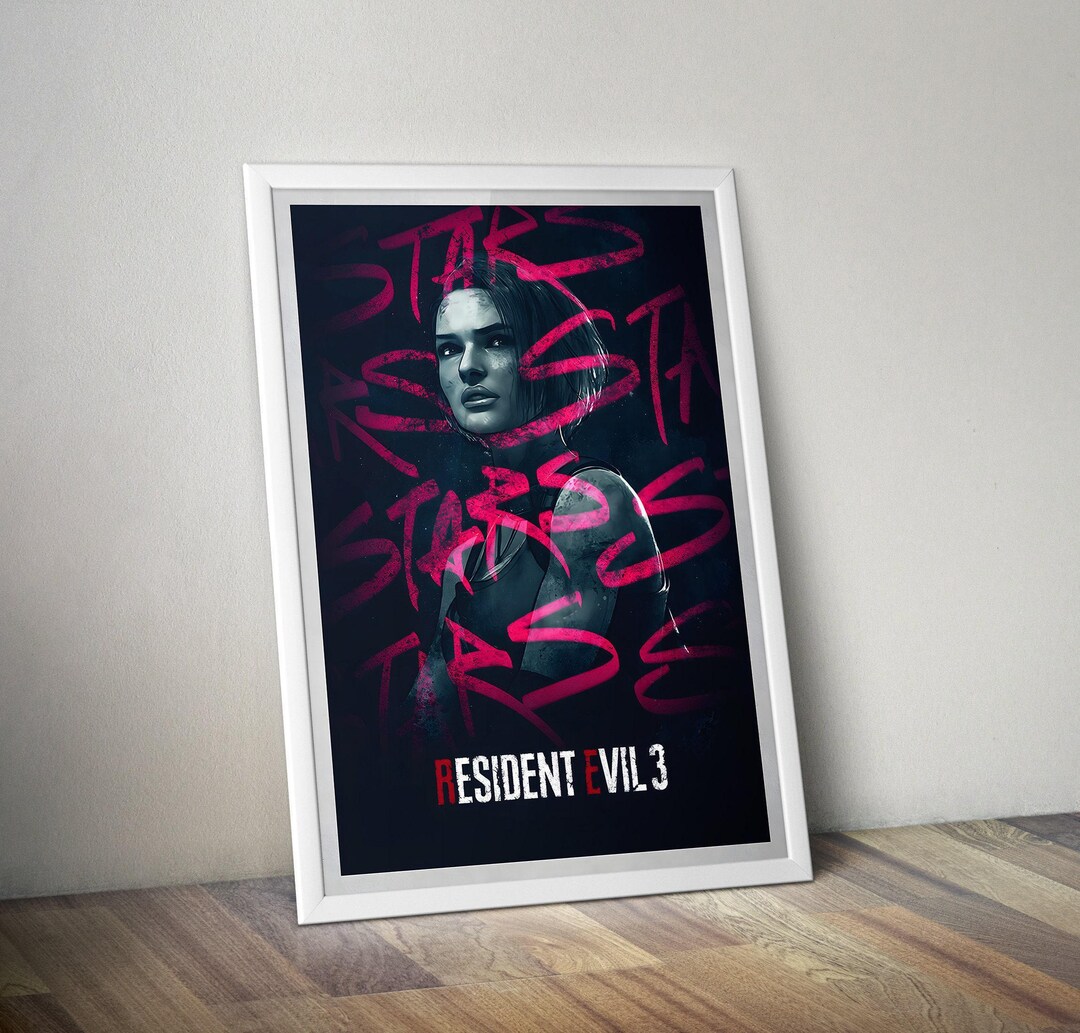 Resident Evil 3 Poster | Resident Evil 3 Prints | Jill Valentine Poster ...