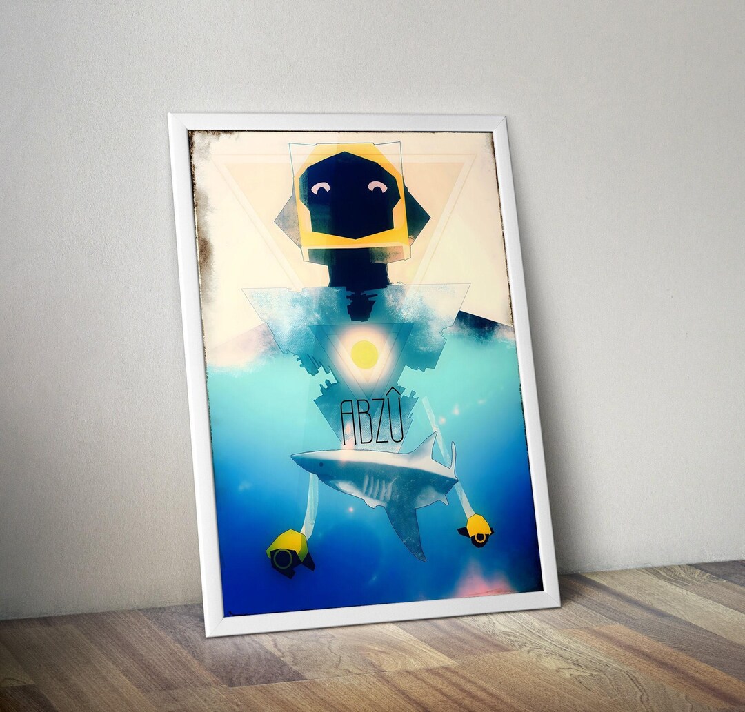 Abzu Poster | Abzu Prints | Gaming Cover | Gaming Posters | Gaming ...