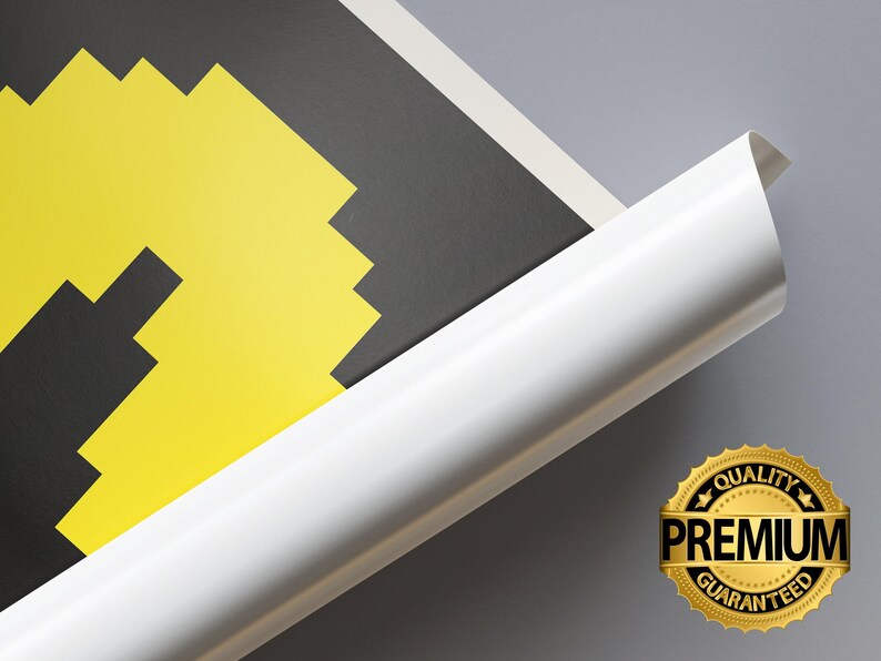 Pac-man Poster Gaming Poster Pac-man Prints Video Game Poster Gaming ...