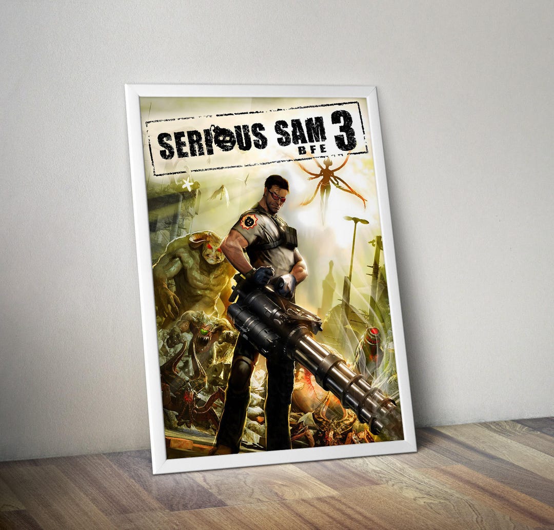 Serious Sam 3 Poster | Gaming Poster | Serious Sam Prints | Video Game ...
