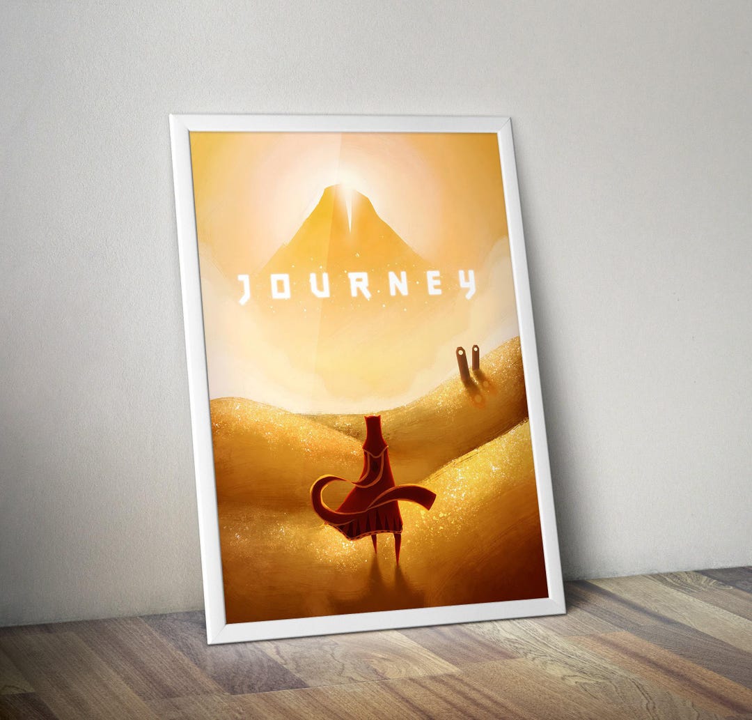 Journey Poster | Gaming Poster | Journey Prints | Video Game Poster ...