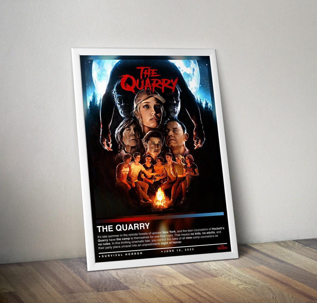 The Quarry Poster Print | the Quarry Cover | Gaming Poster | 4 Colors ...