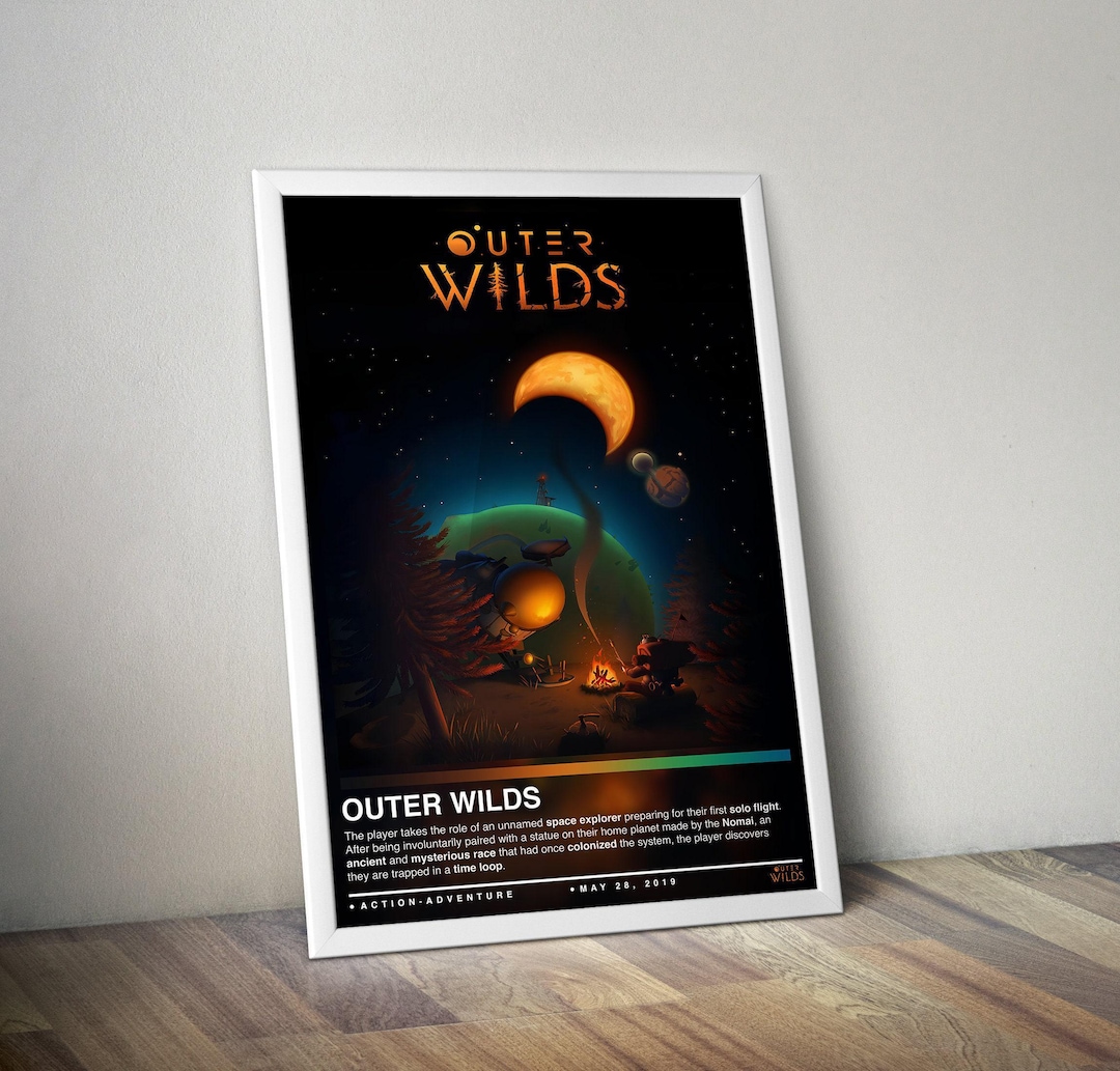 Outer Wilds Poster | Outer Wilds Prints | Gaming Posters | Video Game Posters | Wall Decor ...