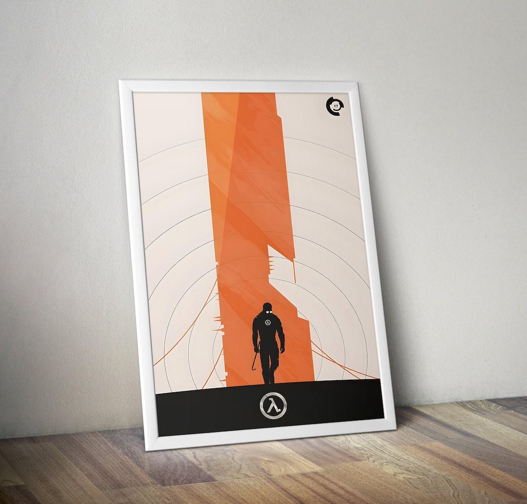 Half-life Poster | Gaming Poster | Half Life Prints | Video Game ...