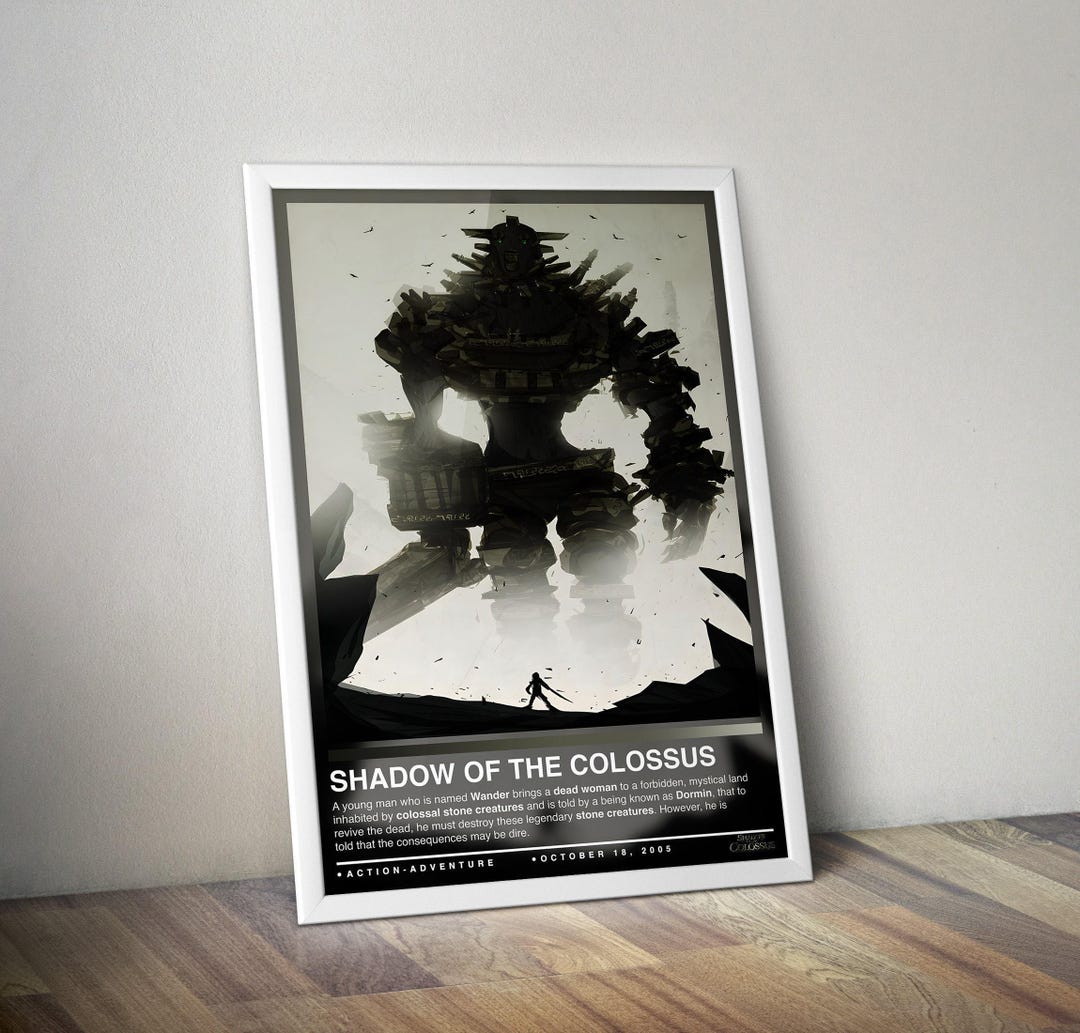Shadow of the Colossus Poster | Gaming Poster | 4 Colors | Gaming Decor ...