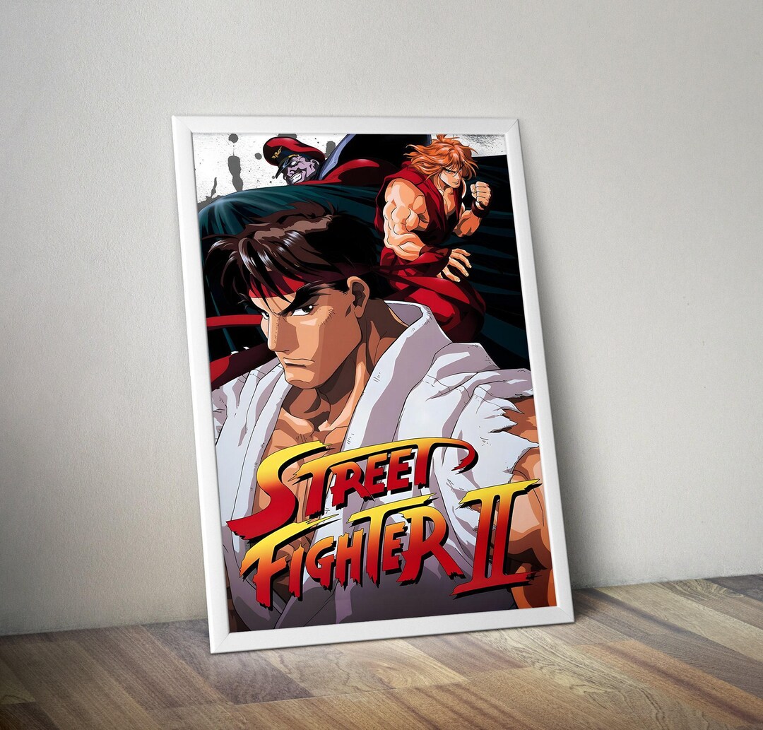 Street Fighter 2 Poster | Gaming Poster | Street Fighter Prints | Video ...