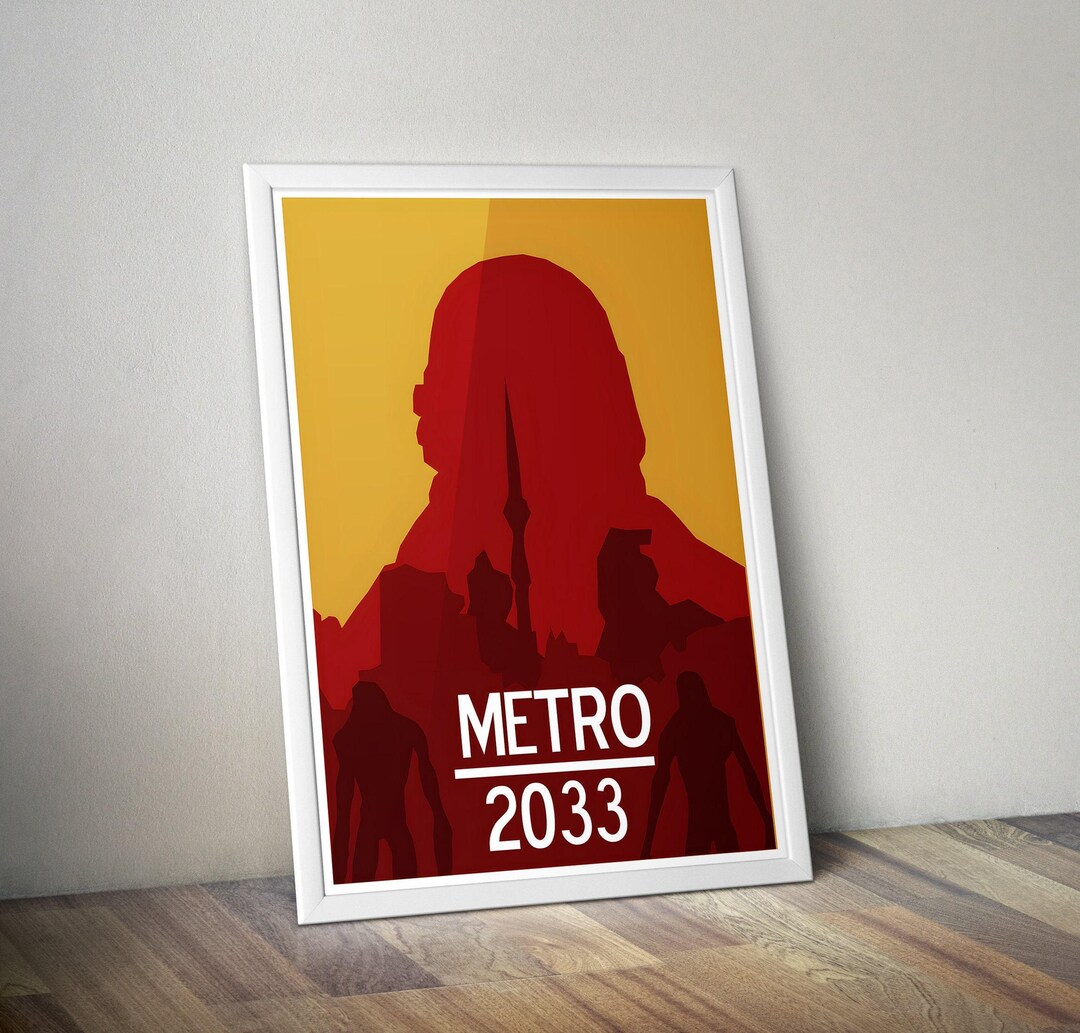 Metro 2033 Poster | Gaming Poster | Metro 2033 Prints | Video Game ...