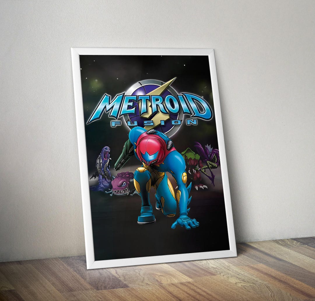 Metroid Fusion Potser | Gaming Poster | Metroid Fusion Prints | Video ...