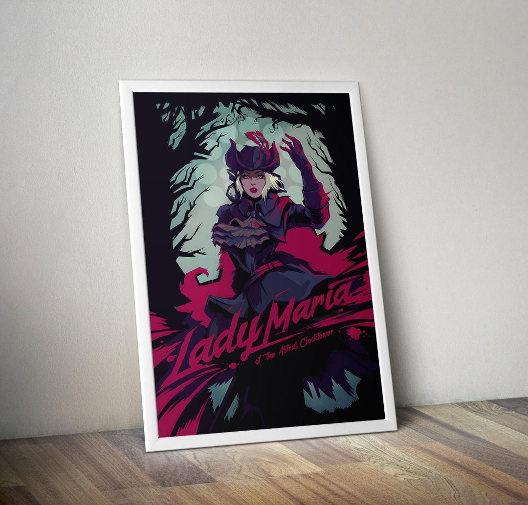 Bloodborne Poster | Lady Maria Poster | Bloodborne Prints | Gaming ...
