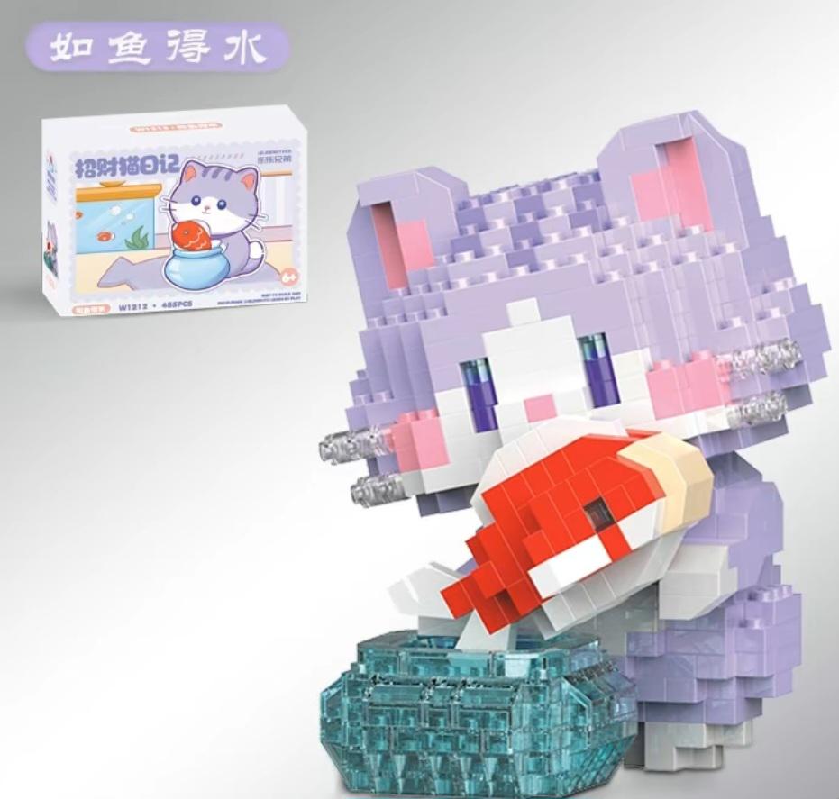 Cute Cartoon Block Mini Character Building Block Toys Game Character - Etsy