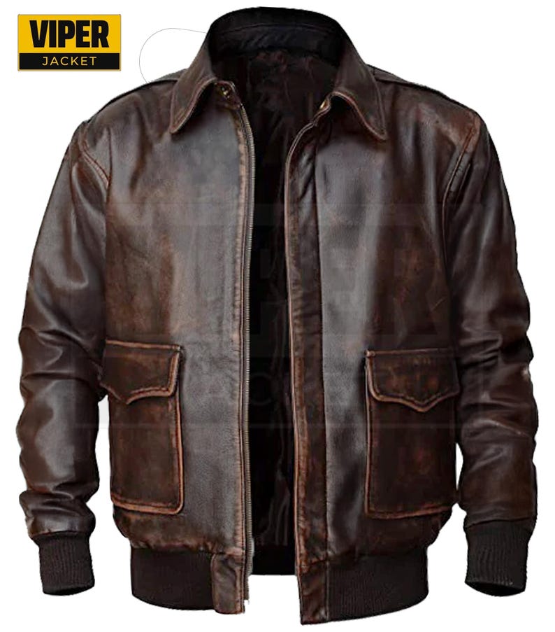 Made in Heaven Leather Jacket, Chris Redfield Brown Leather Jacket ...