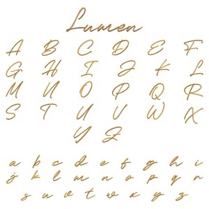 BX Cursive Machine Embroidery Font, Monogram Script Alphabet, Satin ...