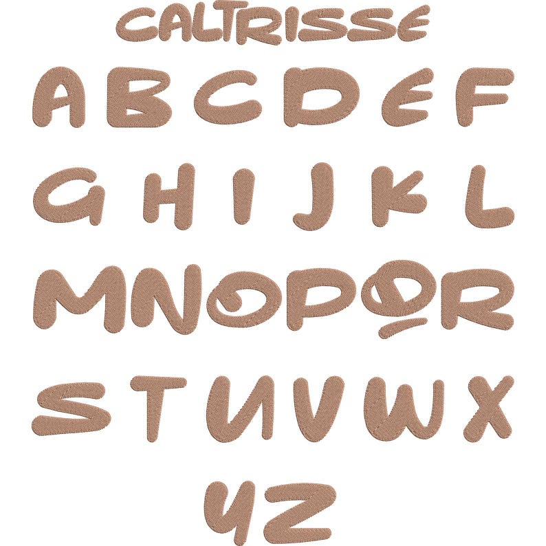 BX Cursive Machine Embroidery Font, Monogram Script Alphabet, Tatami ...