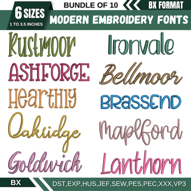 Bx Marker Embroidery Font - Etsy
